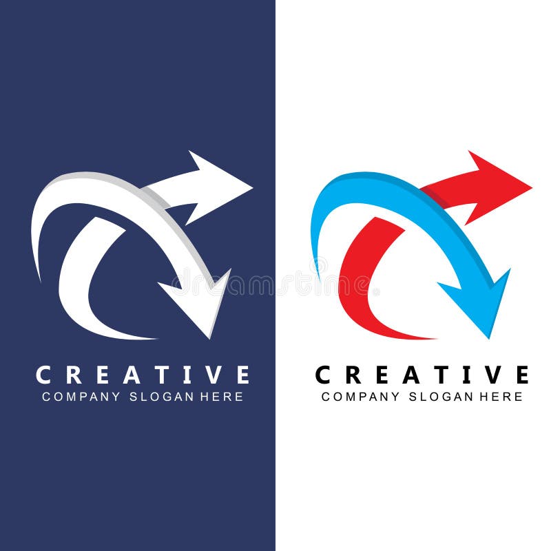 Fast Arrow Logo Vector Icon Symbol Stock Vector - Illustration of ...