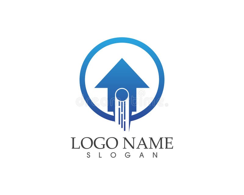 Fast Arrow Logo Vector Template Stock Vector - Illustration of accurate ...