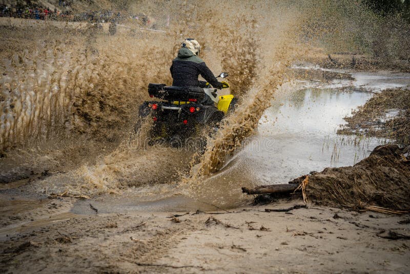 ATV Quad Racing 2 stock image. Image of trails, dirt - 20083589