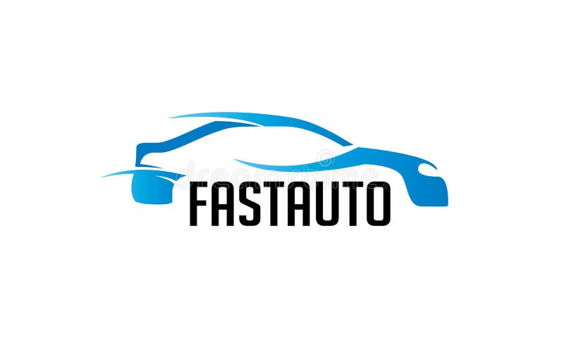 Fast Auto logo template stock illustration. Illustration of automobile ...