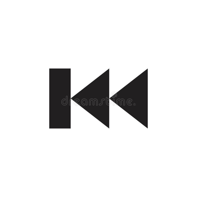 Backward Icon Linear Vector Graphics Sign Stock Illustrations – 101 ...