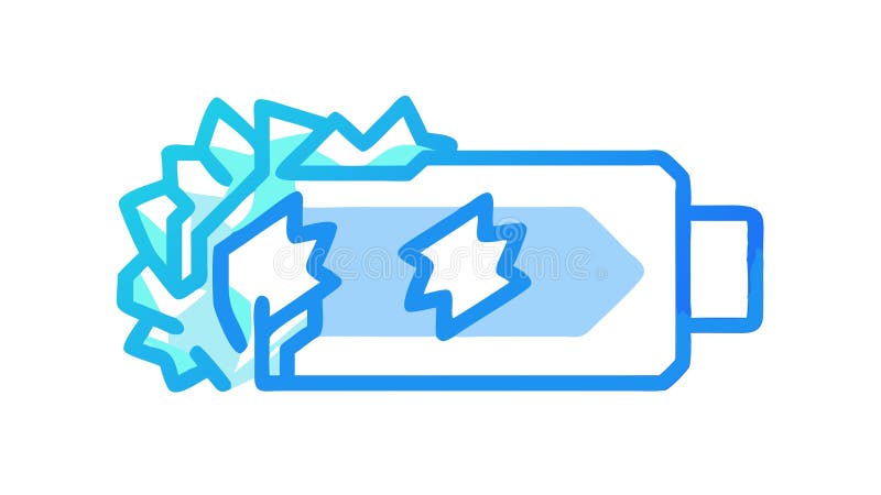 Fast Battery Charging, Quick Power Delivery Icon, Vector Design ...
