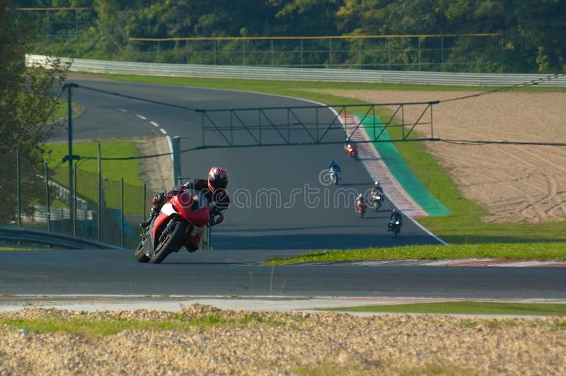 Fast biker stock photo. Image of compete, protections - 78374342