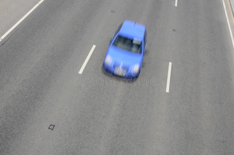 Fast blue car stock image. Image of cars, vehicle, transportation ...