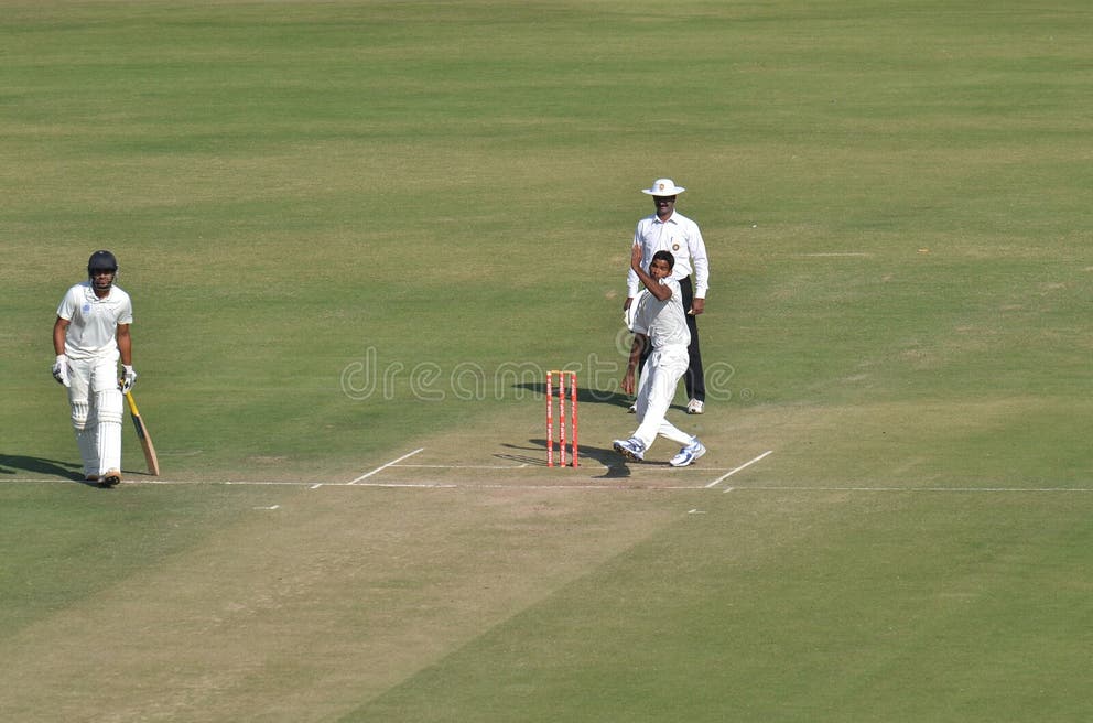 Cricket Fast Bowler editorial stock image. Image of bowlers - 37556759