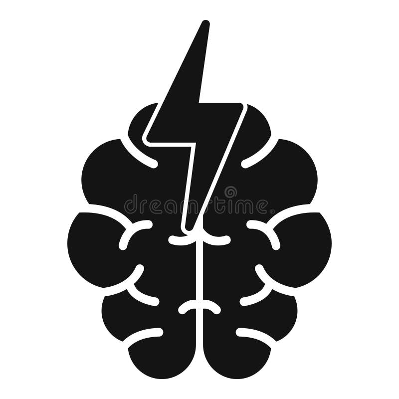 Fast Brain Memory Icon Simple Vector. Work Health Stock Vector ...