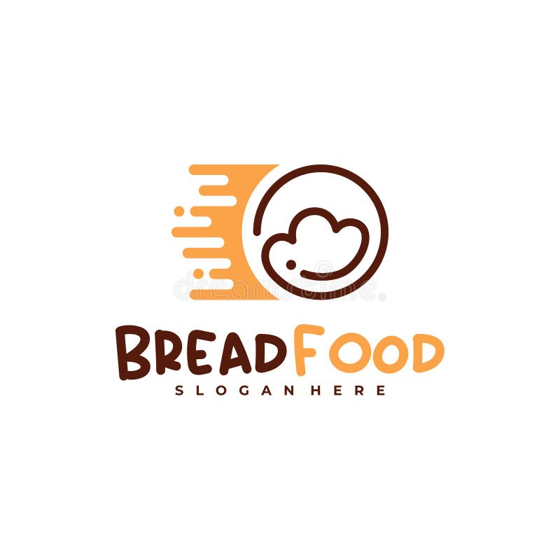 Fast Bread Logo Vector Template, Creative Bread Logo Design Concepts ...
