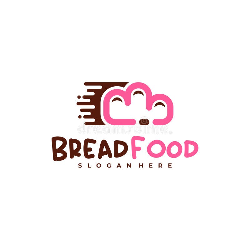 Fast Bread Logo Vector Template, Creative Bread Logo Design Concepts ...