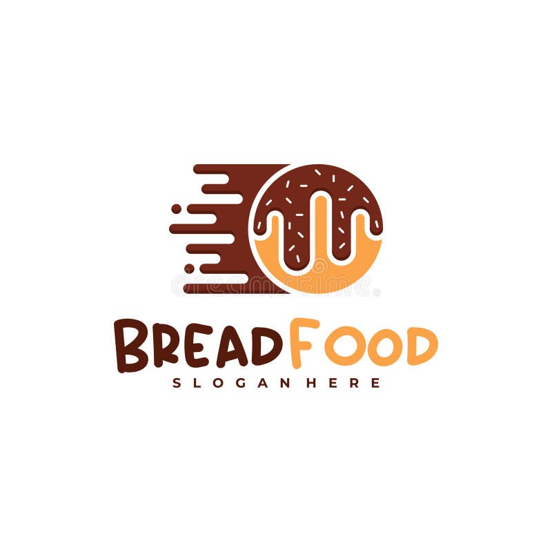 Fast Bread Logo Vector Template, Creative Bread Logo Design Concepts ...