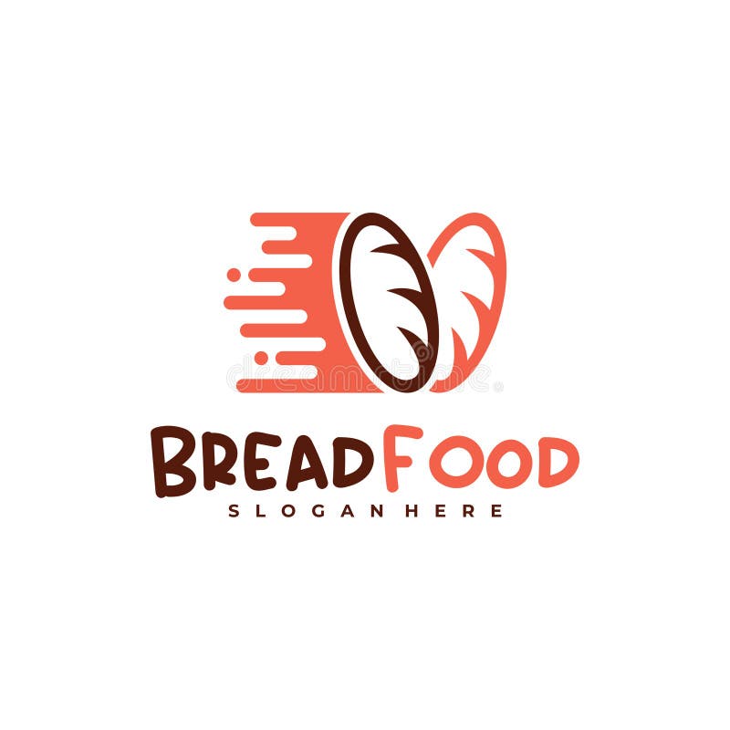 Fast Bread Logo Vector Template, Creative Bread Logo Design Concepts ...
