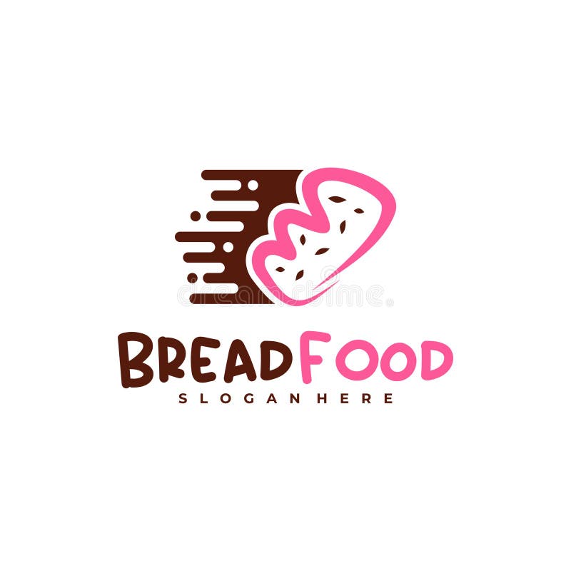 Fast Bread Logo Vector Template, Creative Bread Logo Design Concepts ...