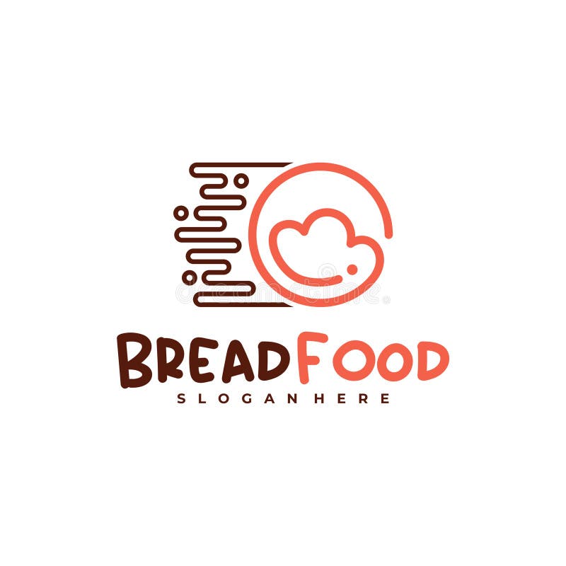 Fast Bread Logo Vector Template, Creative Bread Logo Design Concepts ...
