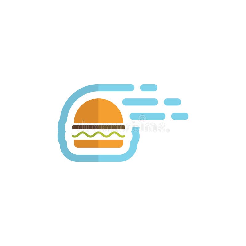Fast Burger Logo Design Template, Burger Bakery Logo Design Vector ...