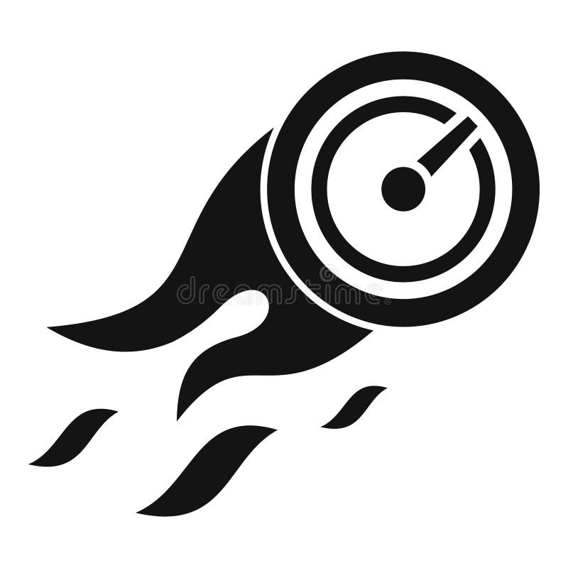 Fast Burn Time Icon Simple Vector. Delivery Fast Speed Stock Vector ...