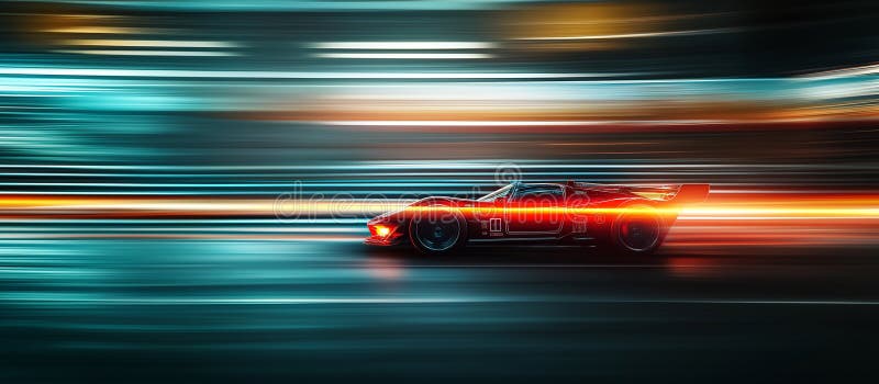 Fast Car. Abstract Photo of Speed Blur Car on Motion Blur Background ...