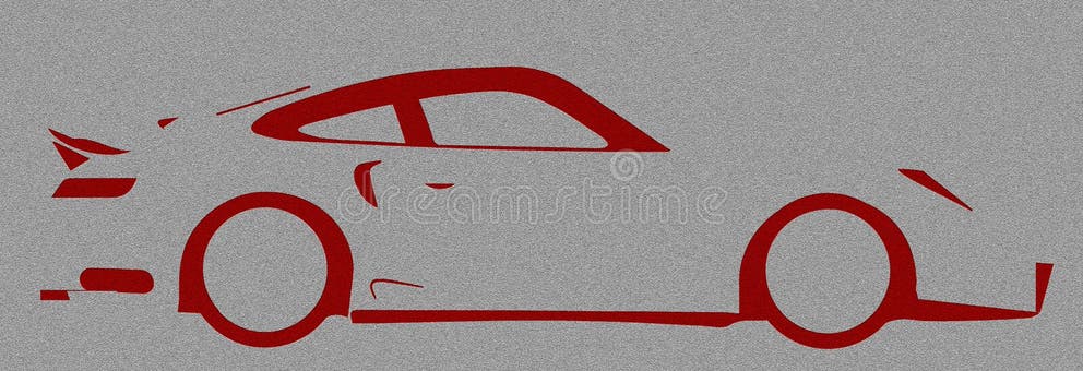 Fast Car Abstract editorial photo. Illustration of isolated - 130596401
