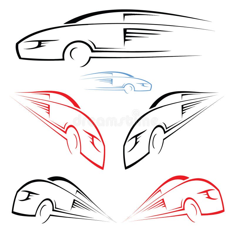 Fast car symbol stock vector. Illustration of champion - 28319291