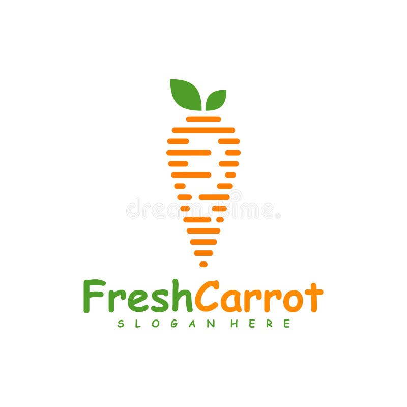 Set of Carrot Logo Design Vector, Creative Carrot Logo Design Template ...