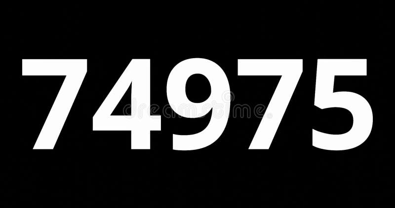 Fast Changing Numbers or Digit with Random Number Stock Video - Video ...