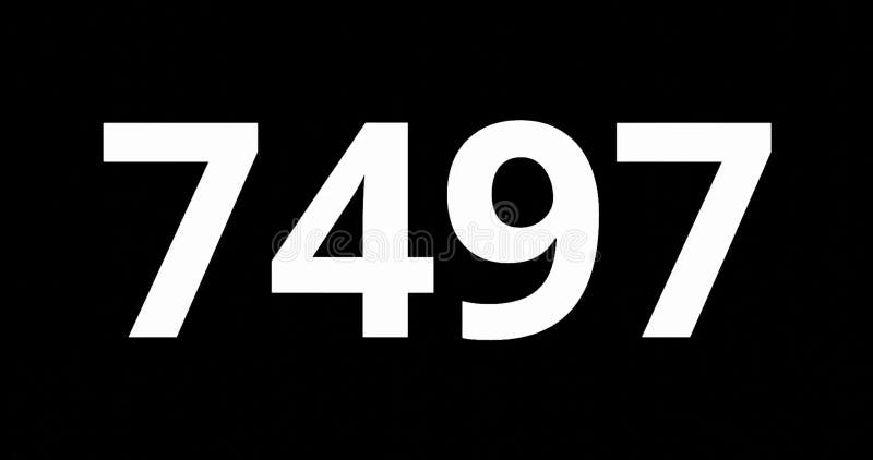 Fast Changing Numbers or Digit with Random Number Stock Footage - Video ...