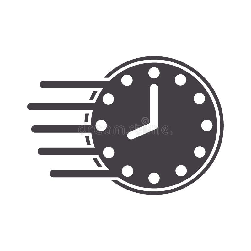 Fast Clock. Vector Illustration Decorative Design Stock Vector ...