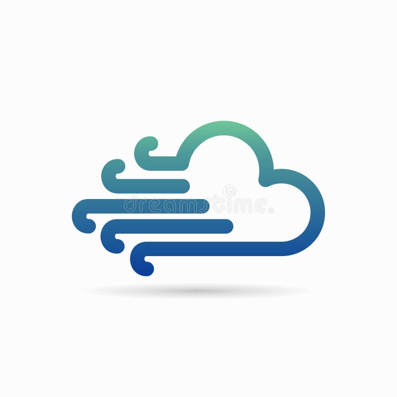 Fast Computing Cloud Logo Template Stock Vector - Illustration of ...