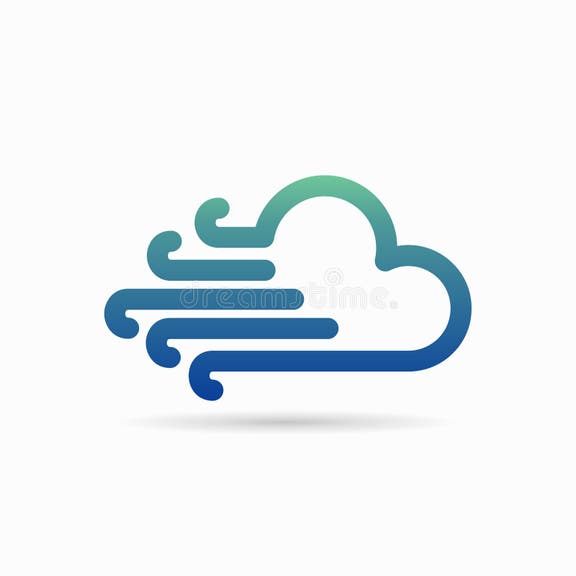 Fast Computing Cloud Logo Template Stock Vector - Illustration of ...