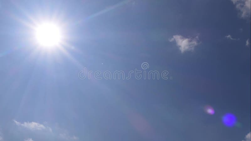 Fast Clouds and Flaring, Setting Sun Time Lapse Stock Footage - Video ...