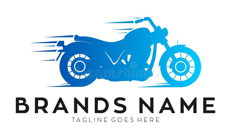Fast Cruiser Motorcycle Vector Logo Stock Vector - Illustration of ride ...