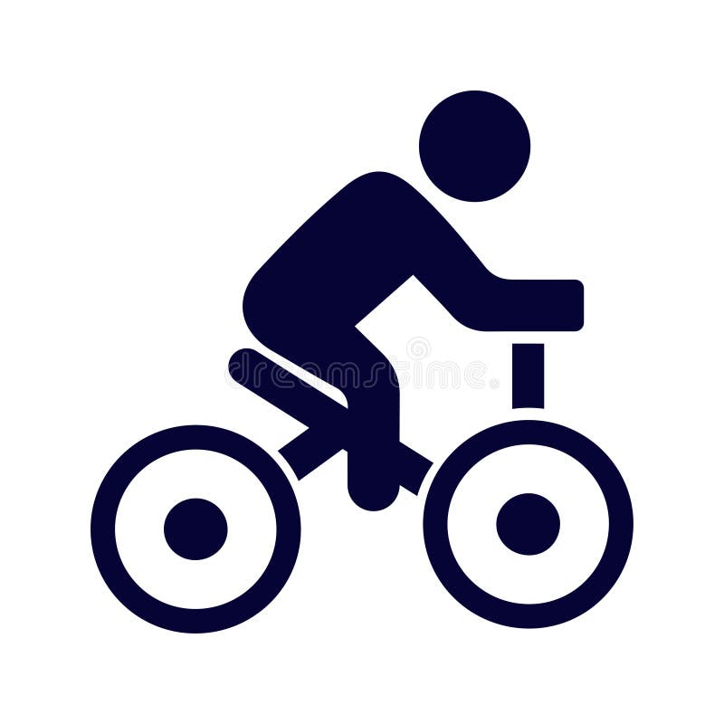 Fast cycle riding icon stock vector. Illustration of cyclist - 262619138