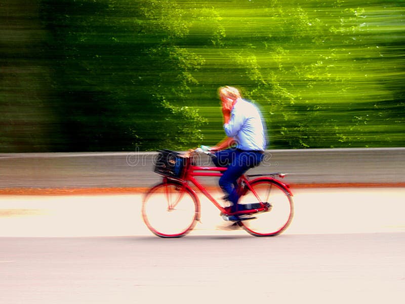 Fast cycling stock image. Image of path, move, dutch - 79165193