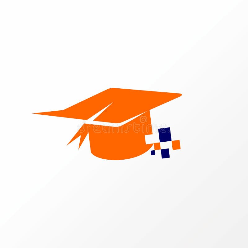 Fast 3D Graduation Hat with Tech Symbol. Related Education Technology ...