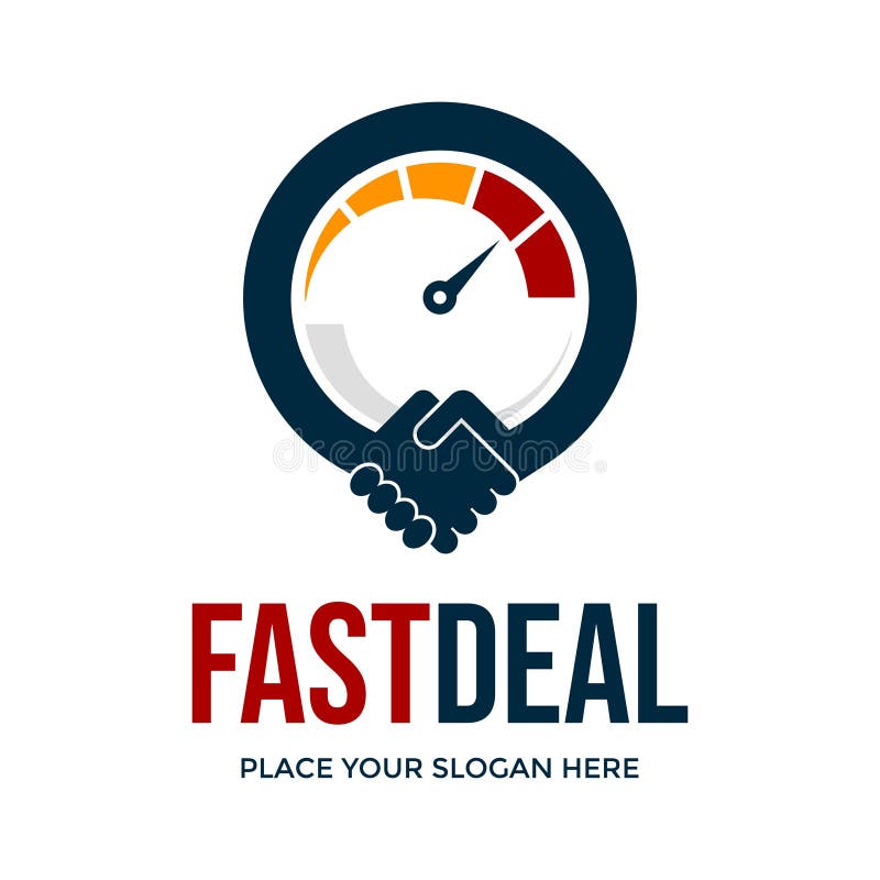 Fast Deal Logo Vector stock vector. Illustration of guardian - 263516120