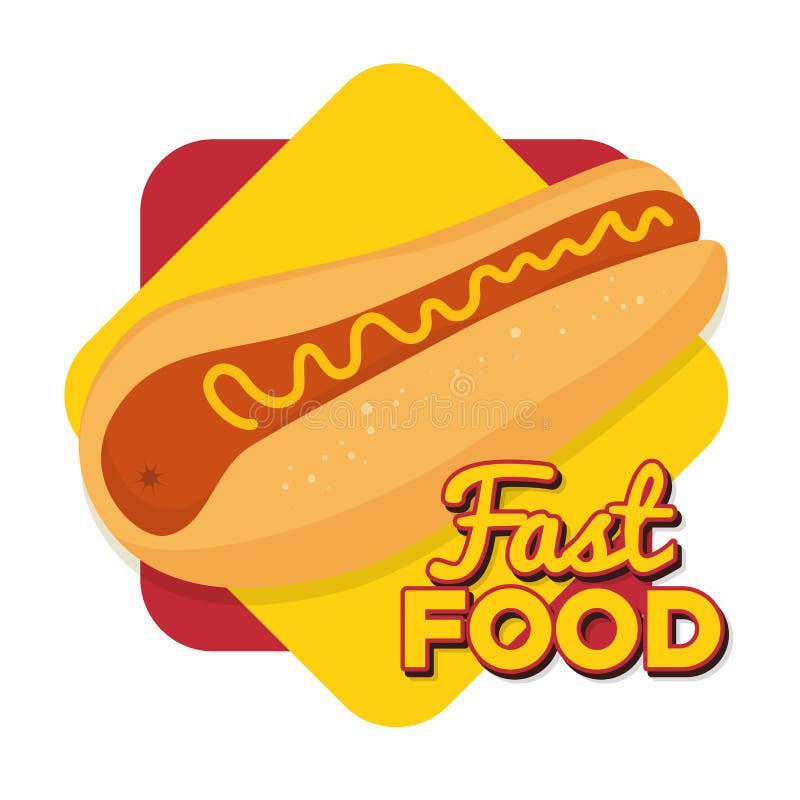 Fast and delicious food stock vector. Illustration of organic - 64354025