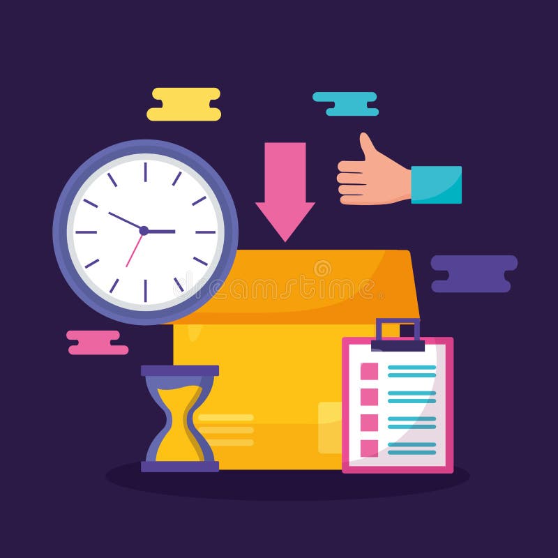 Fast delivery business stock illustration. Illustration of shipping ...