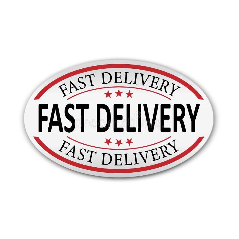 Fast Delivery Labels Stock Illustrations – 391 Fast Delivery Labels ...