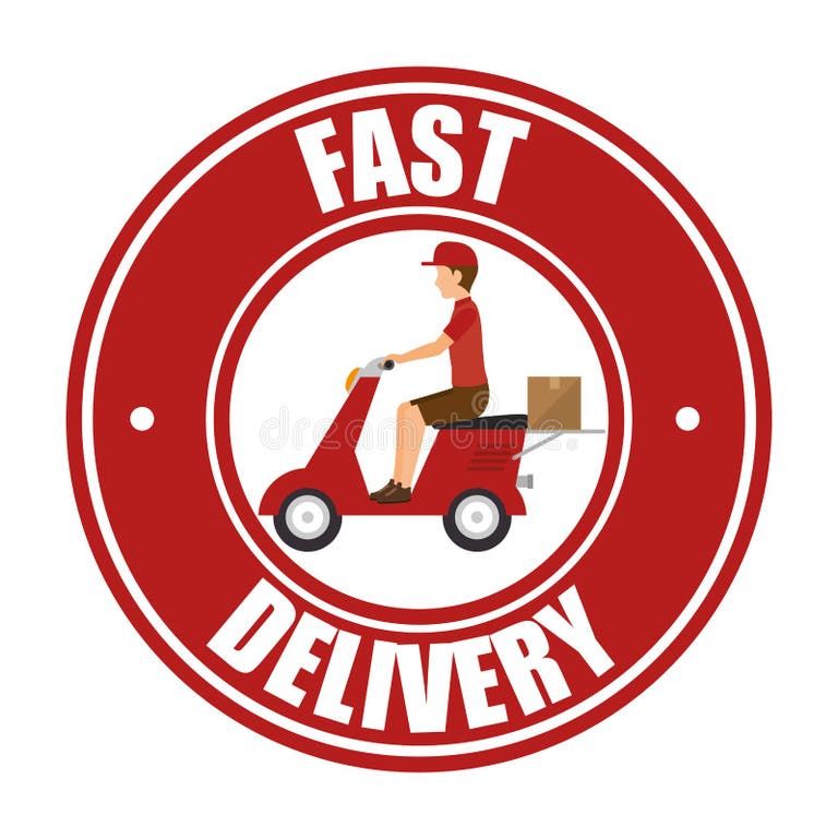 Fast delivery service icon stock vector. Illustration of icon - 86202004