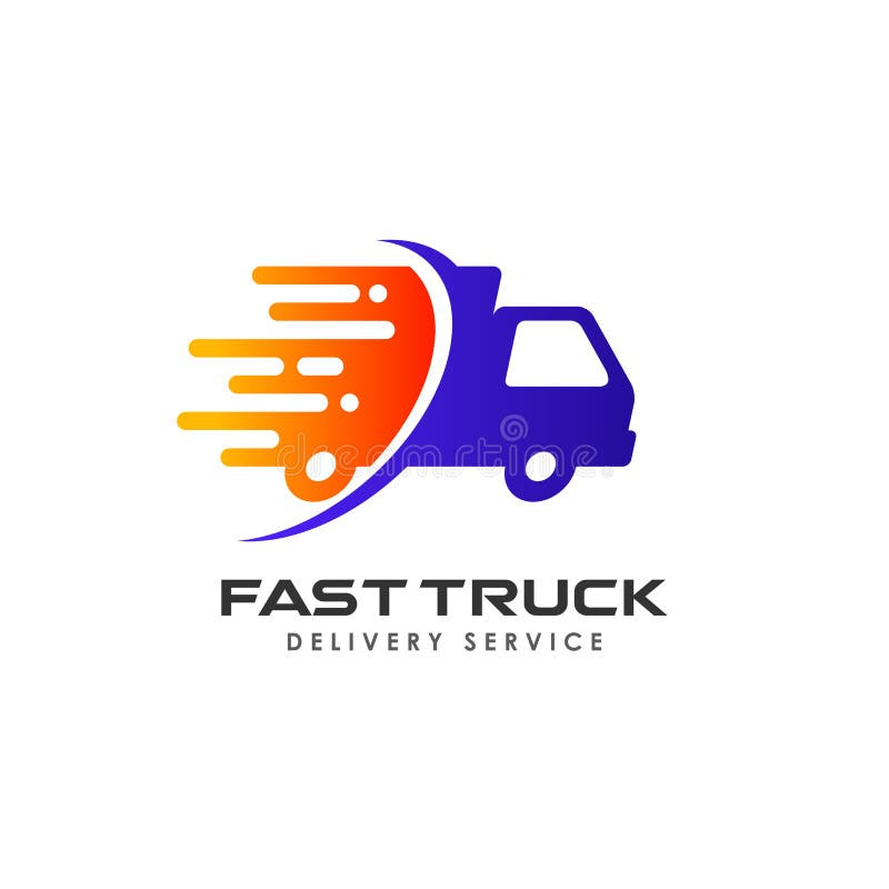 Fast Delivery Services Logo Design. Courier Logo Design Template Icon ...