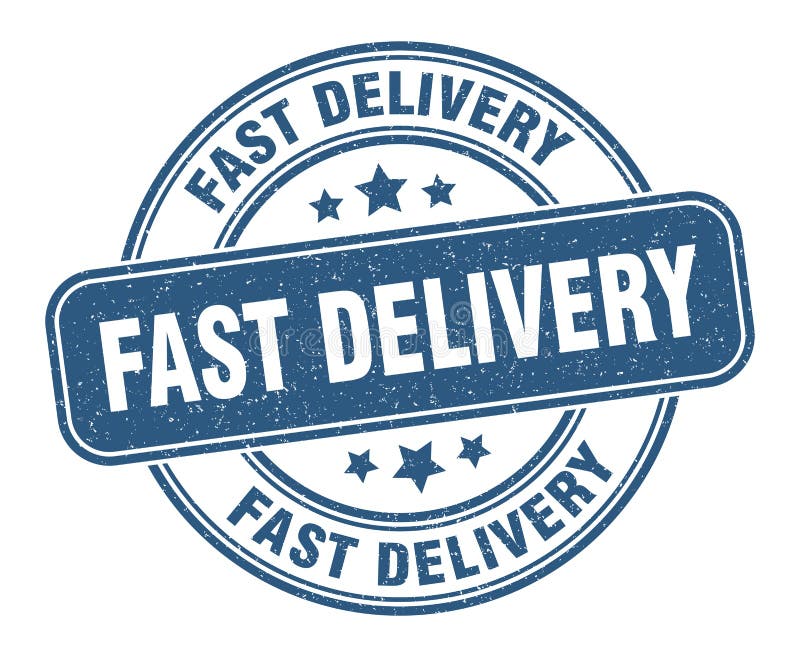 Fast Delivery Stamp. Fast Delivery Round Grunge Sign Stock Vector ...