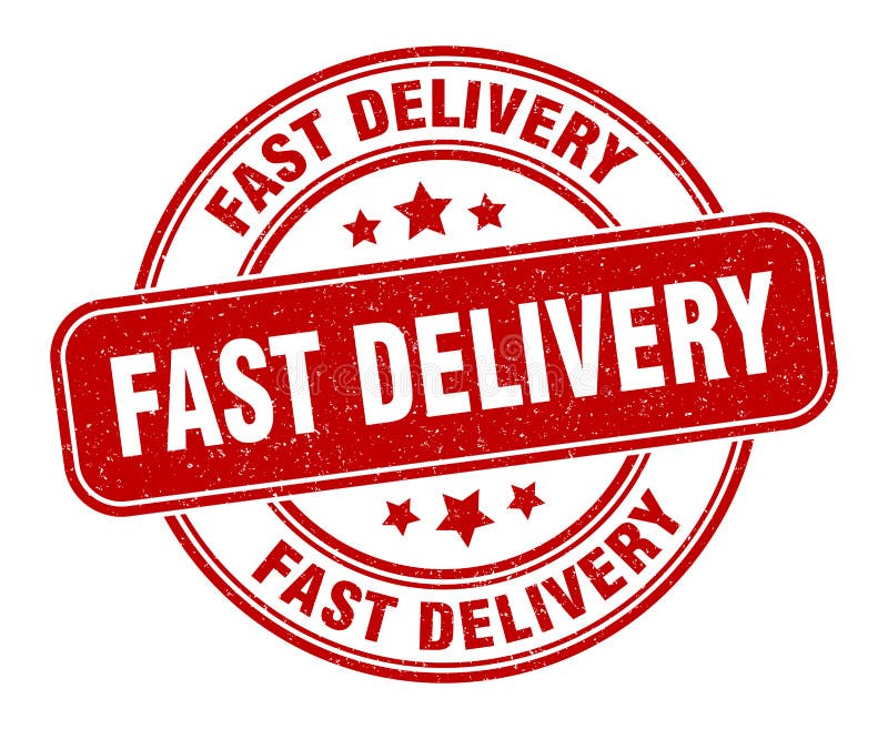 Fast Delivery Stamp. Fast Delivery Round Grunge Sign Stock Vector ...