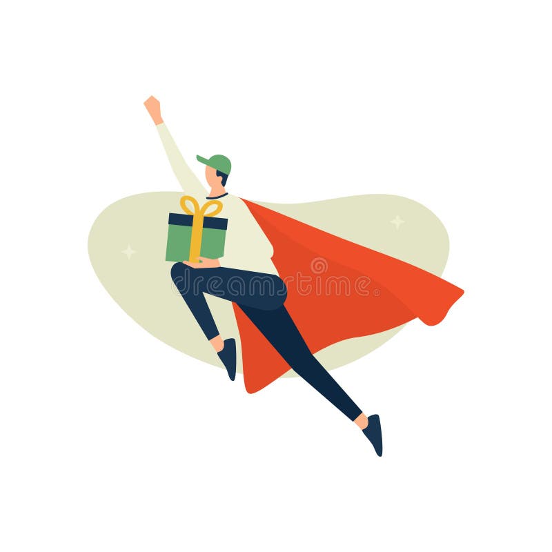 Courier Bring Package Stock Illustrations – 441 Courier Bring Package ...
