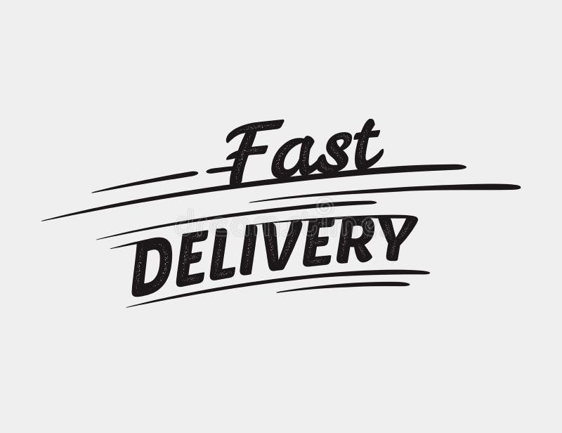 Fast Free Delivery Arrow Car Truck , Cartoon Silhouette Black Flat Icon ...