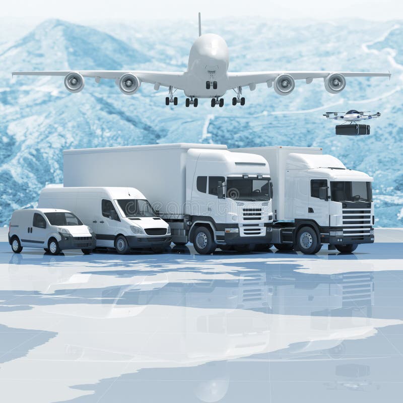 Fast delivery world wide stock illustration. Illustration of ...