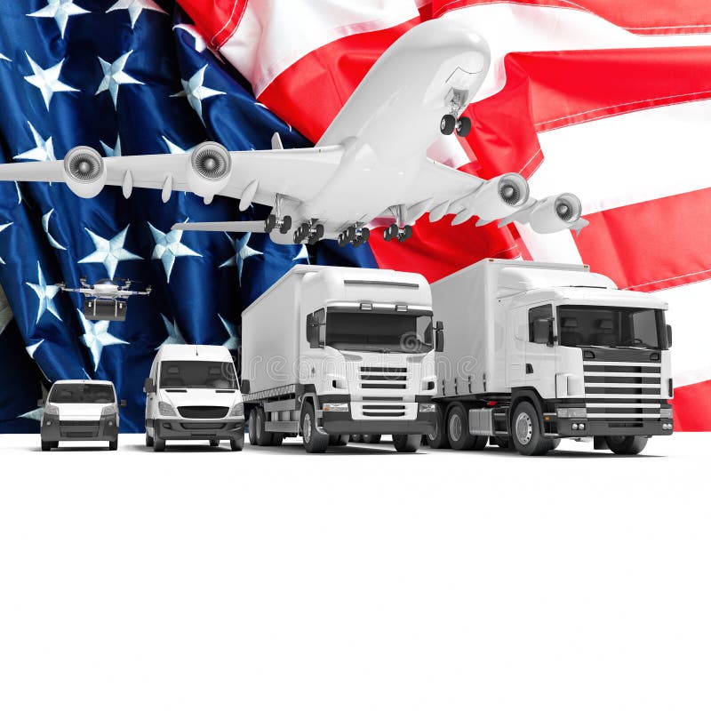 Fast delivery world wide stock illustration. Illustration of plane ...