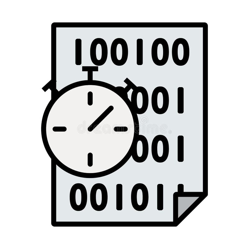 Fast Development Icon stock vector. Illustration of clock - 238614323