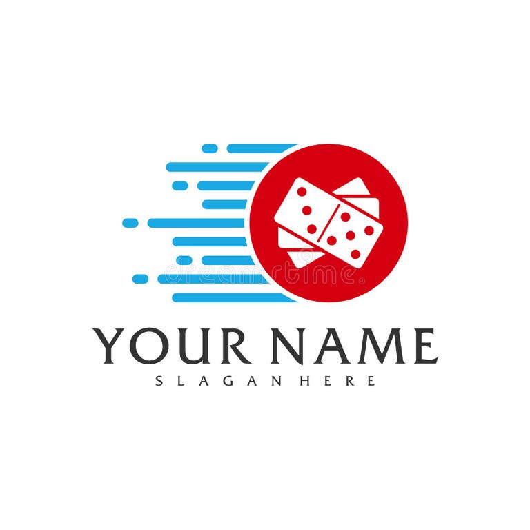 Fast Domino Logo Vector Template, Creative Domino Logo Design Concepts ...