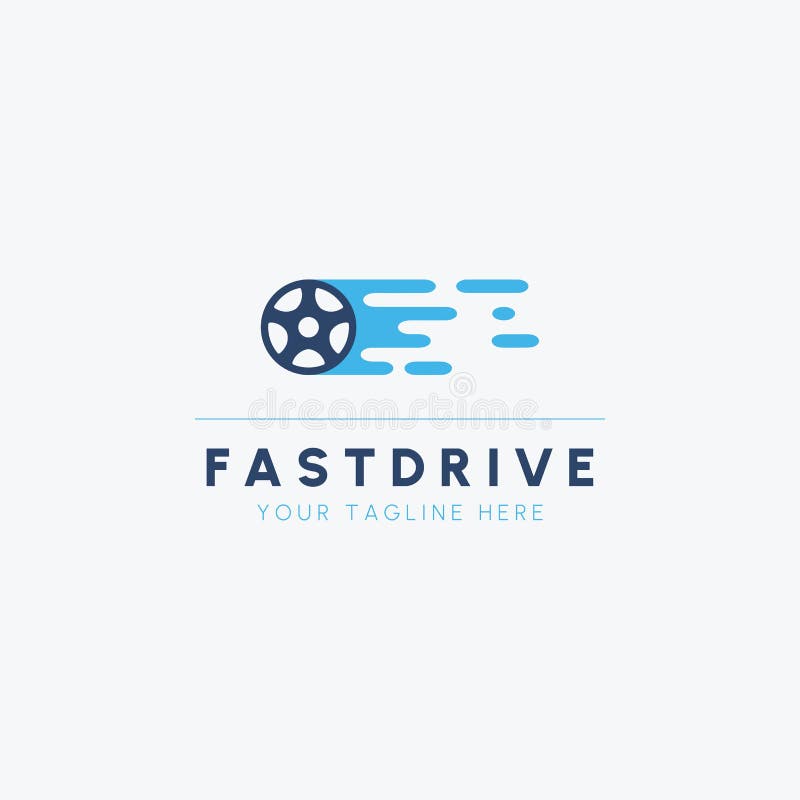 Fast Drive Logo Template Design Stock Vector - Illustration of service ...