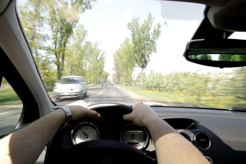 Fast driving stock photo. Image of steering, wheel, speed - 24764576