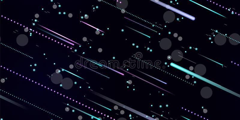 Fast Effect. Motion Neon. Flow Light Movement Stock Vector ...