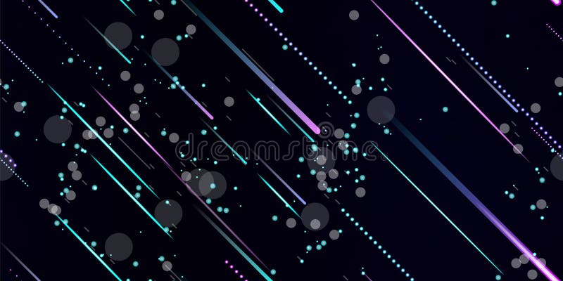 Fast Effect. Motion Neon. Flow Light Movement Stock Vector ...
